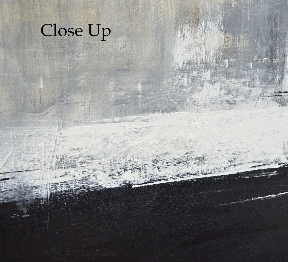 Large Artwork Vertical Abstract Painting Modern Landscape Wall - Etsy