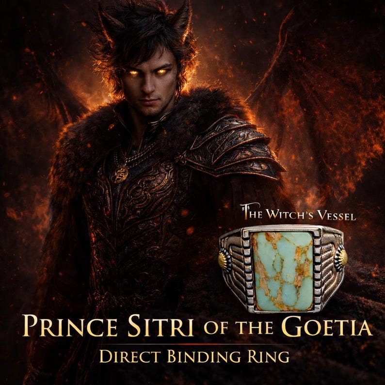 Sitri Goetia Demon Ring - Direct Binding - Prince Sitri Vessel ...
