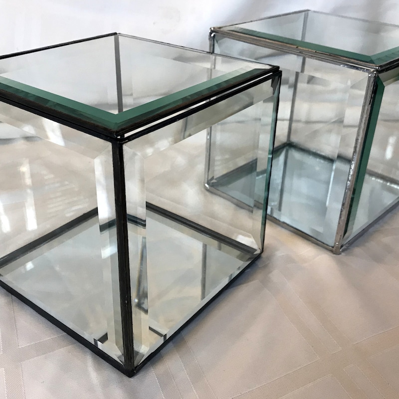 Beveled Glass Display Case - Etsy