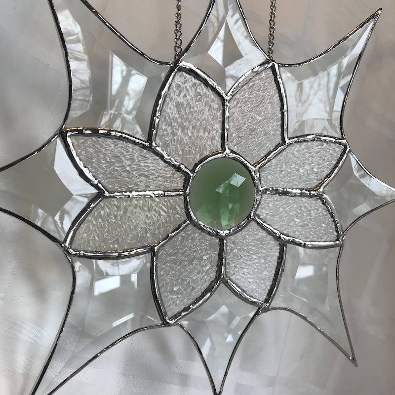 Beveled Snowflake - Etsy