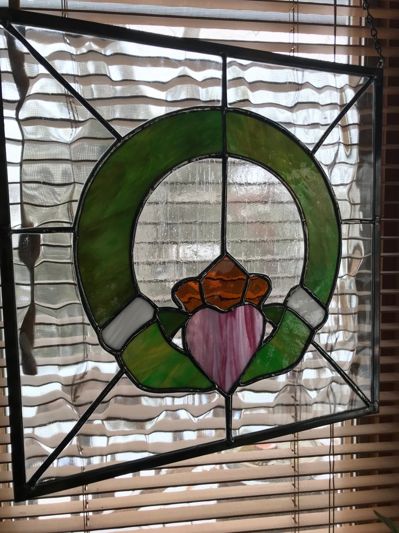 Irish Claddagh Design, Irish Flag Colors, - Etsy