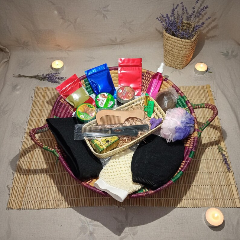 Moroccan kit Spa et Hammam Kit - 17-Piece Luxury Bath Set | Traditional ...