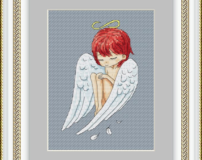 Angel Cross Stitch Pattern - Angelic Cross Stitch - PDF Instant ...