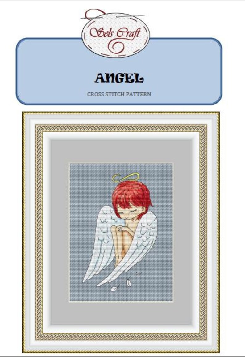 Angel Cross Stitch Pattern - Etsy