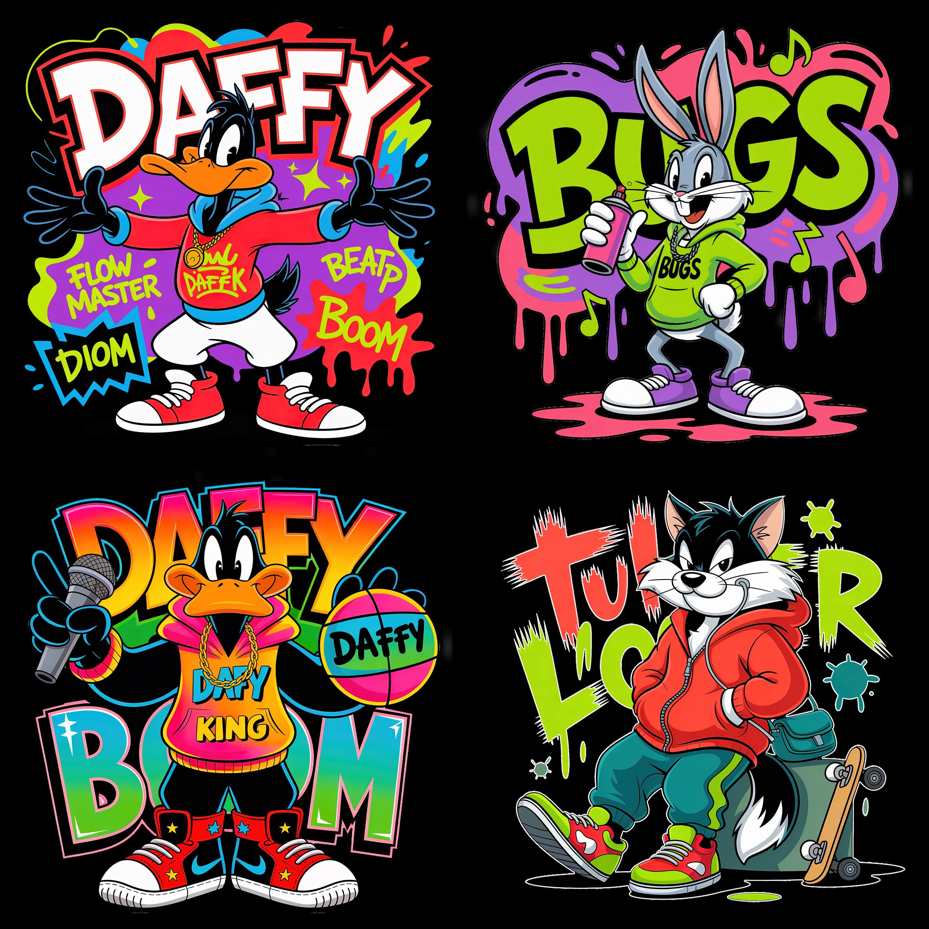 300+ Cartoons Character PNG Bundle | Cute Clipart for Sublimation & T ...