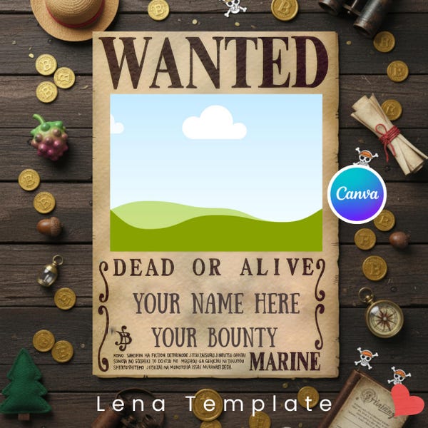 One Piece Bounty Posters Custom - Etsy
