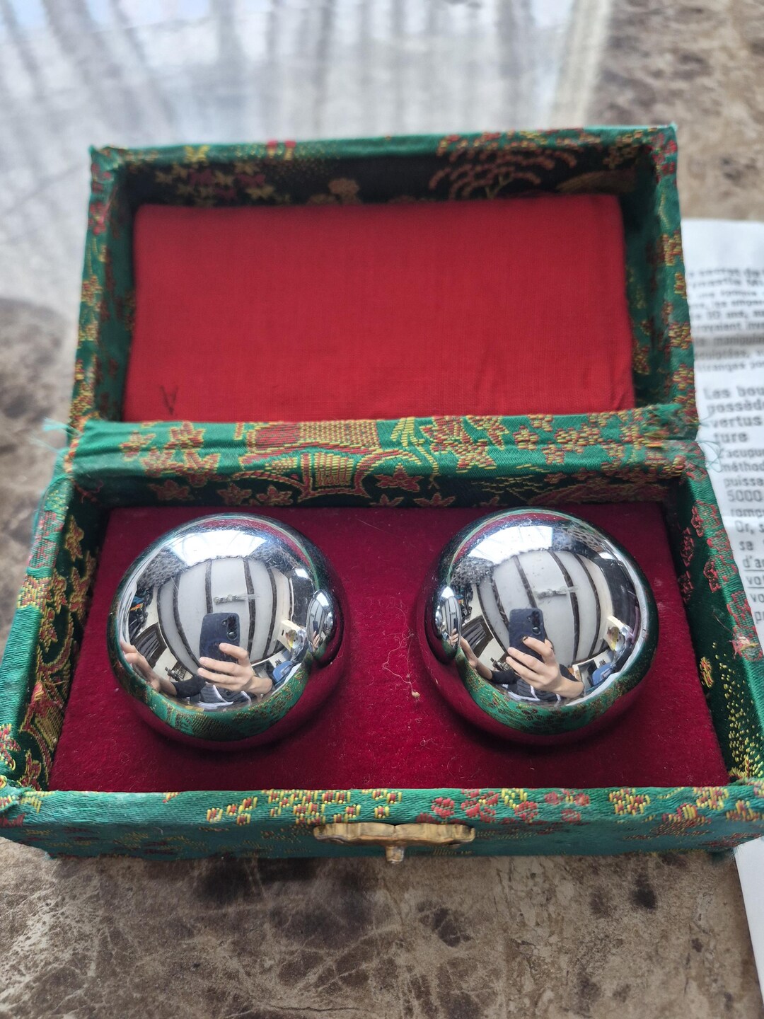 Vintage Chinese Baoding Ball; the Top Attachment is Loose but It's Just ...