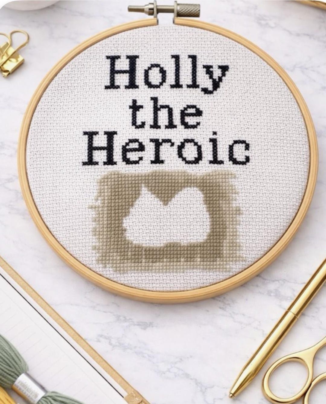 Stranger Things Inspired 'holly' Cross Stitch Pattern - Etsy