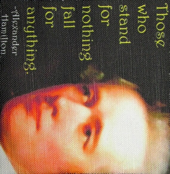 ALEXANDER HAMILTON QUOTE Printed Patch Sew On Vest Bag | Etsy