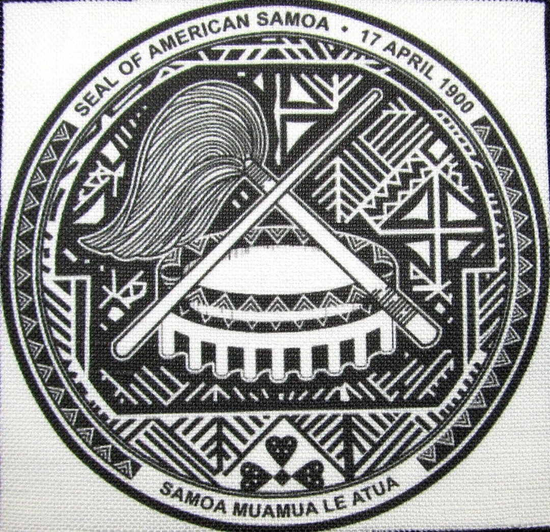 SAMOA SEAL Vest, Bag, Backpack, Jacket Printed Patch Sew on Display ...