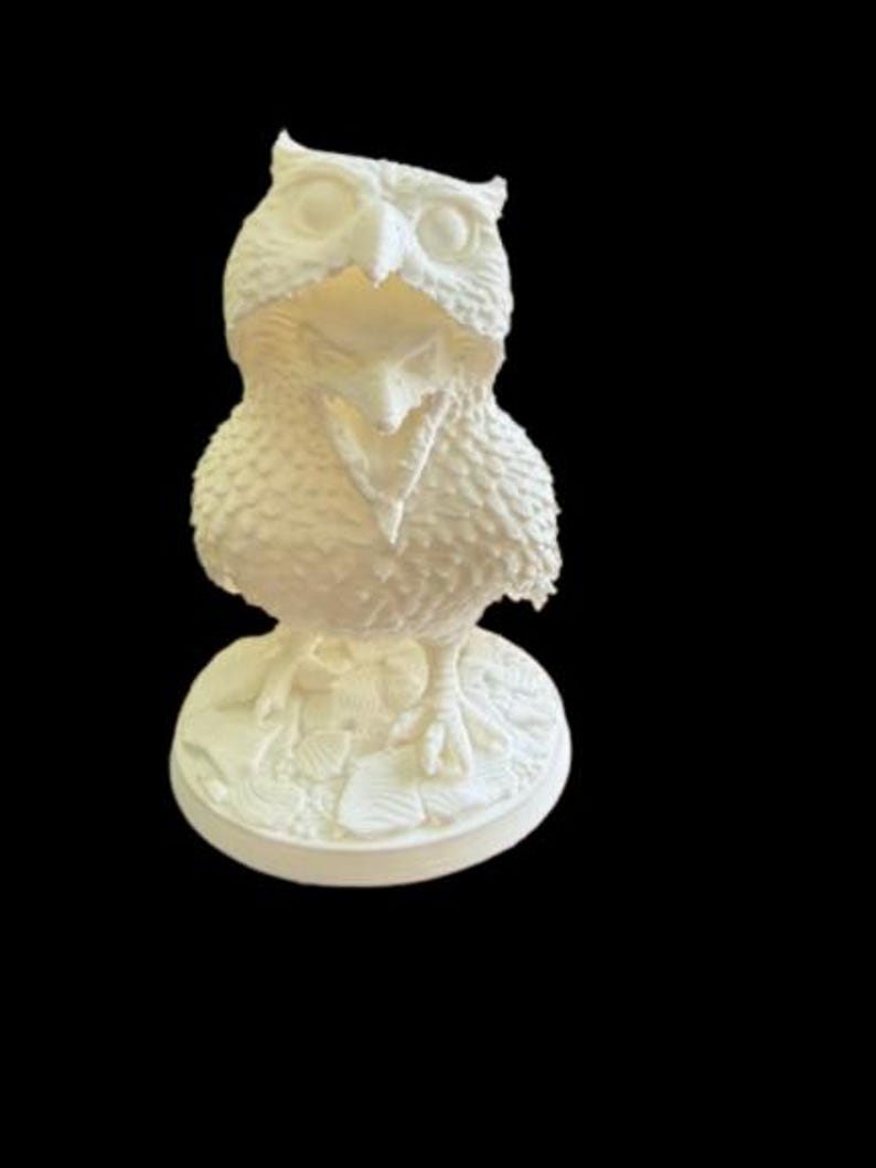 Crow/owl Figurine STL File 3D Print Model Fantasy Miniature Digital ...