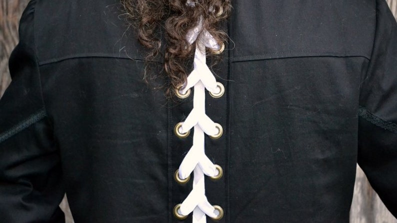 Made to Order Mens Steampunk, Neo Victorian, Long Black Overcoat ...