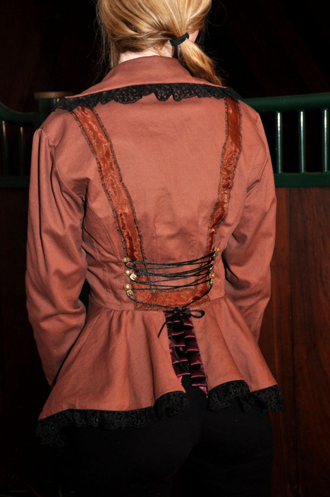 Steampunk Ladies Jacket Tatterpunk in Brown - Etsy