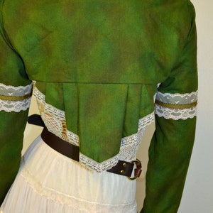 Cropped Steampunk Jacket, Moss Green Short Jacket - Etsy
