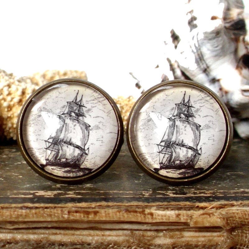 Nautical Cufflinks - Etsy