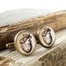 Anatomical Heart Cufflinks - Antique Anatomy Print Cuff Links in Bronze ...