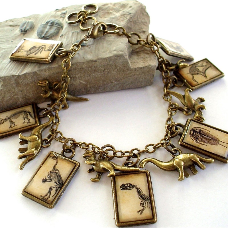 Dinosaur Charms - Etsy