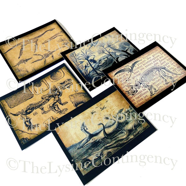 Dinosaur Postcards - Etsy