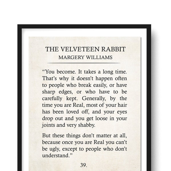 White Rabbit Quote - Etsy