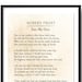 Robert Frost Print, Into My Own Poem Print, One of My Wishes Poem ...