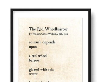 This is Just to Say, William Carlos Williams, Poetry Art Print ...