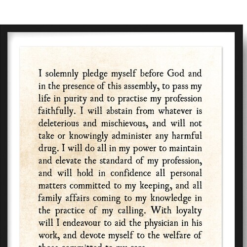 Personalized Florence Nightingale Pledge Nurse Gift - Etsy