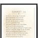 Sonnet 116 by William Shakespeare, Poetry Art, Love Poem, Love Wall Art ...