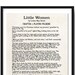 Louisa May Alcott Print, Little Women Quote, Chapter 1 Book Page Wall ...