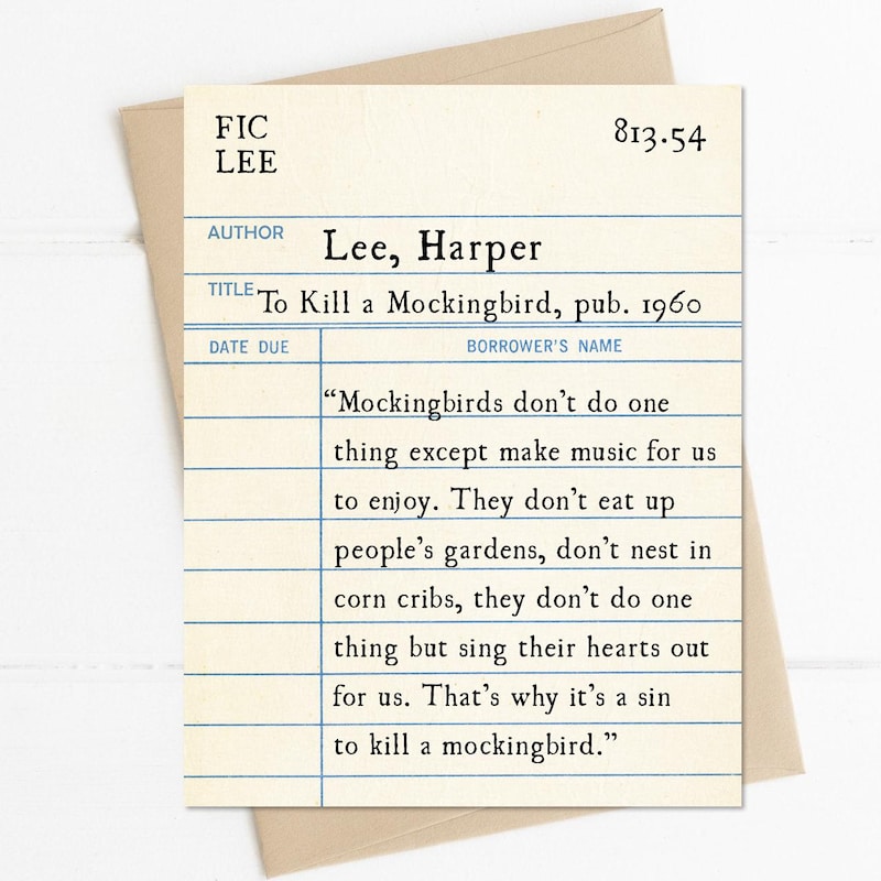 To Kill a Mockingbird - Etsy