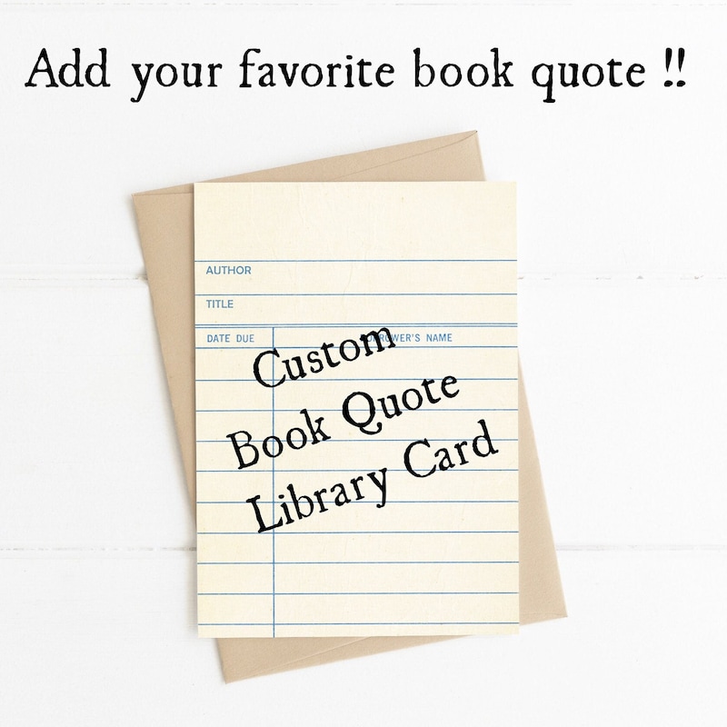 Library Card Catalog - Etsy