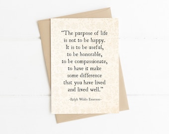 Life Purpose Card - Etsy
