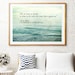 Nautical Ocean Art Print, Tolkien Quote Print, Inspirational Quote ...
