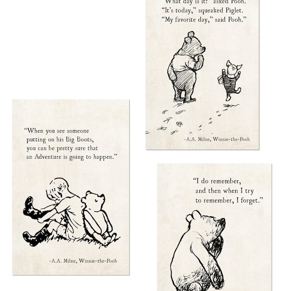 Aa Milne Quotes - Etsy