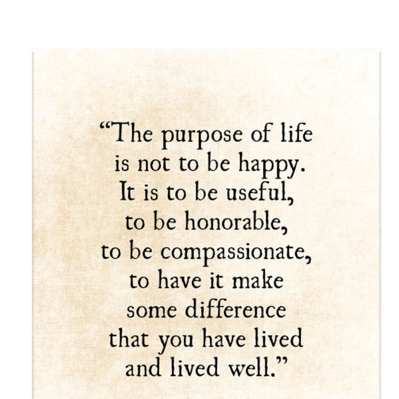 Life Quote Print - Etsy