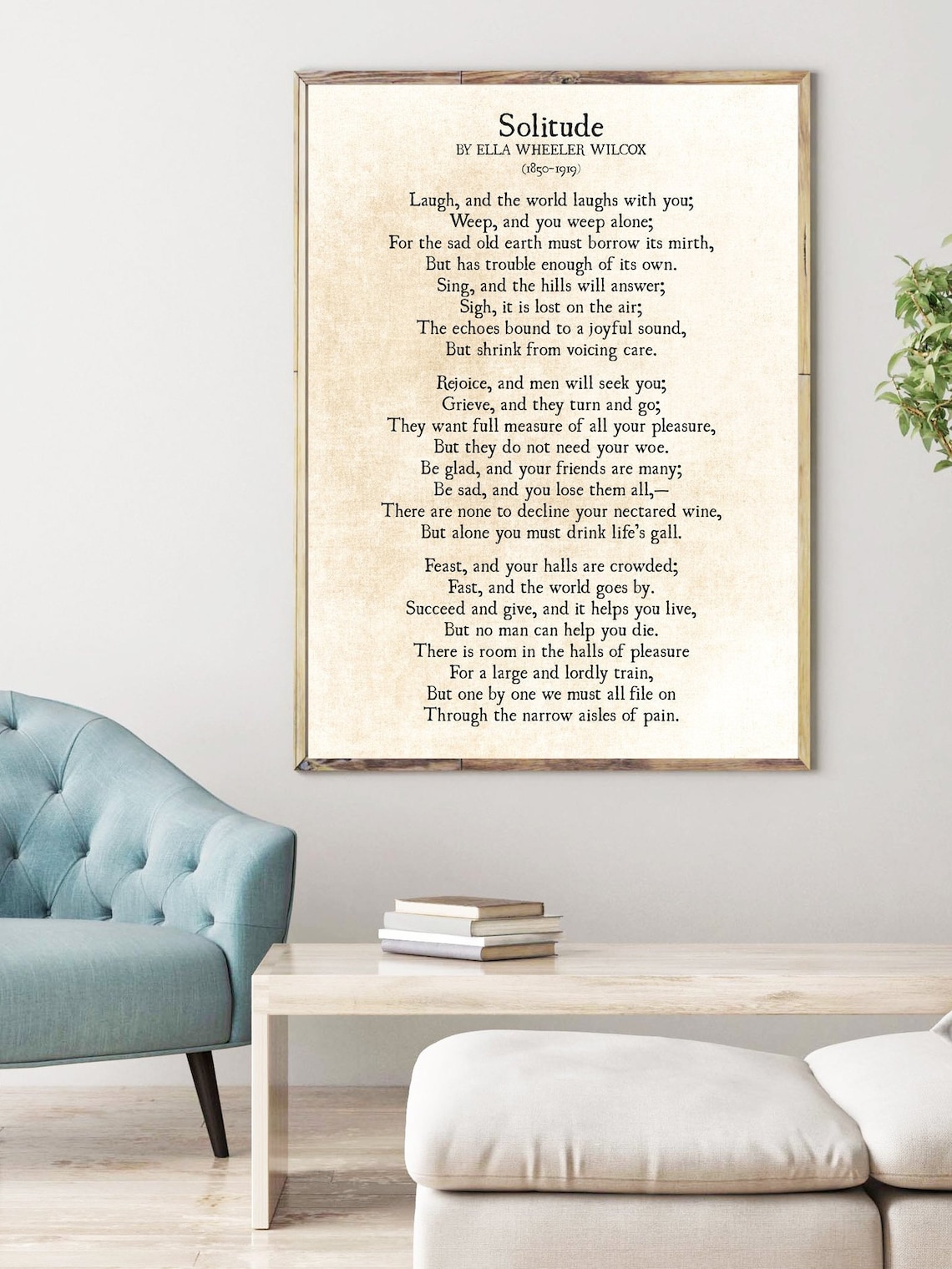 Solitude Poem, Ella Wheeler Wilcox Poem, Laugh and the World Laughs ...