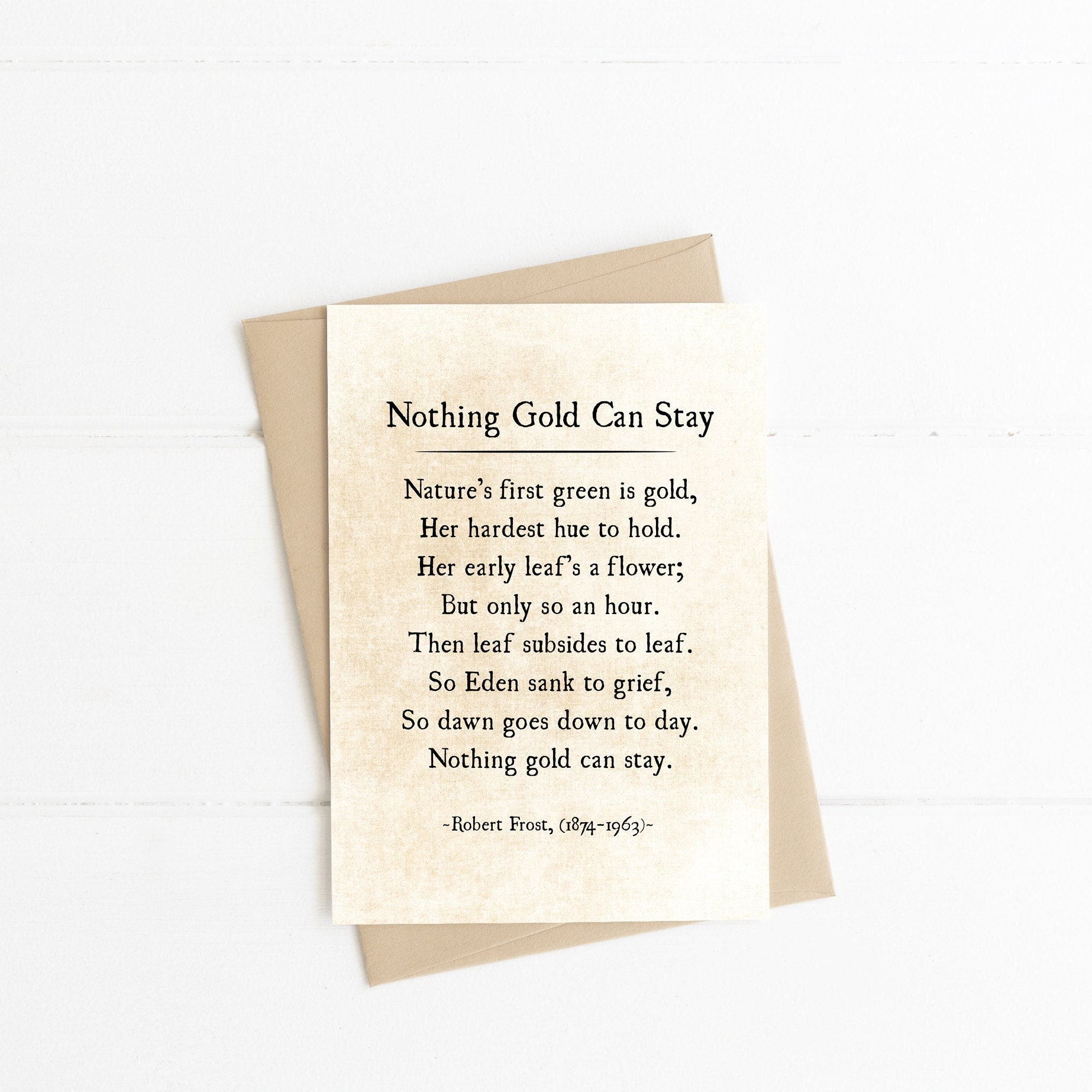 Robert Frost Poems Stay Gold