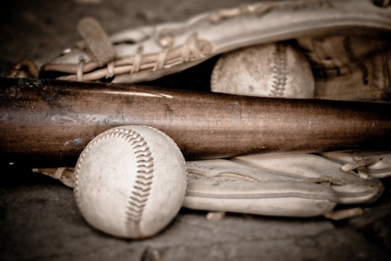 Baseball Print Sports Decor Boys Room Childrens Decor - Etsy