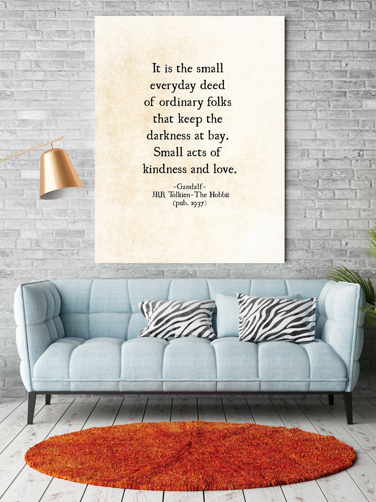Hobbit Quote, Tolkien Quote Print, Everyday Deeds of Ordinary Folk ...