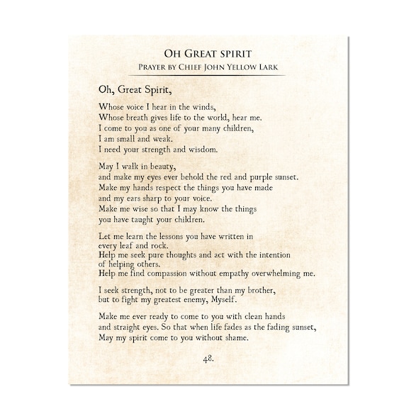 Native American Prayer Quotes Native Hope.