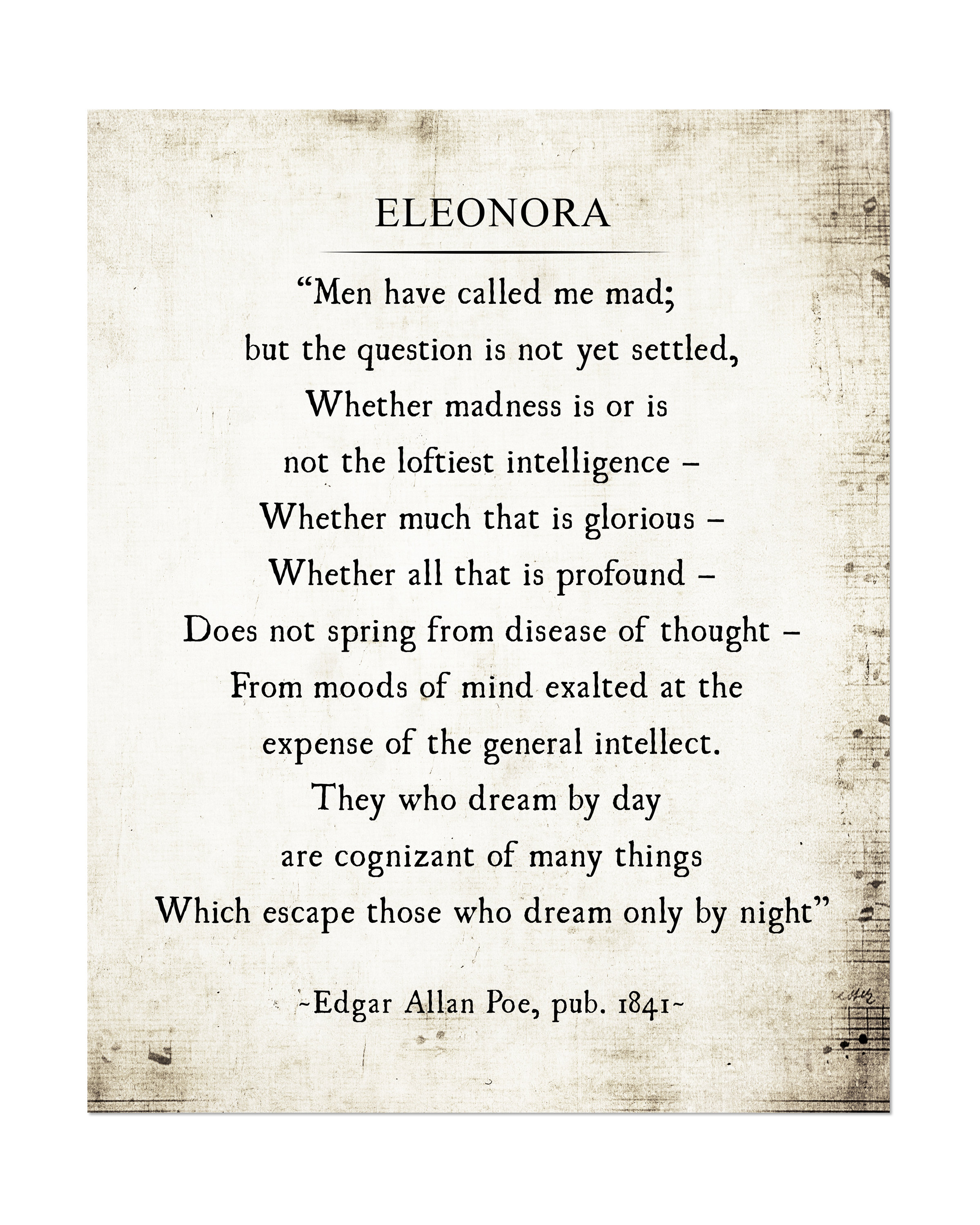 Edgar Allan Poe Poems