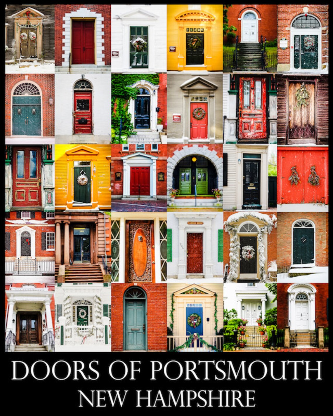 Doors of Portsmouth New Hampshire, Architectural Photography ...