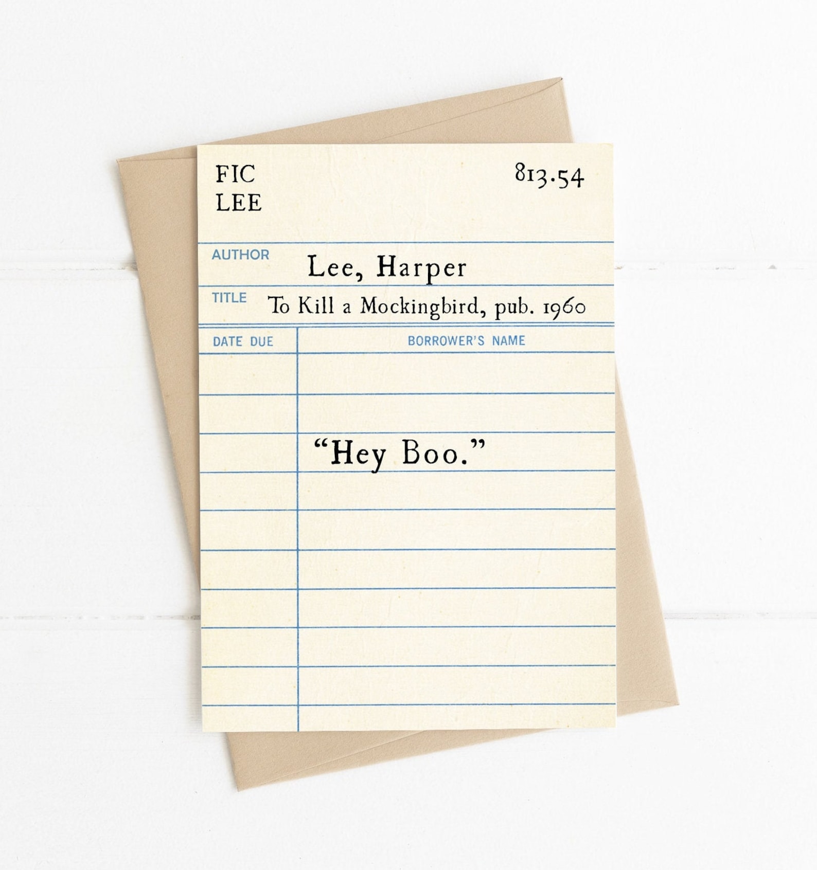 Hey Boo Quote to Kill a Mockingbird Quote Harper Lee Quote - Etsy