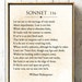 Sonnet 116 by William Shakespeare, Poetry Art, Love Poem, Love Wall Art ...