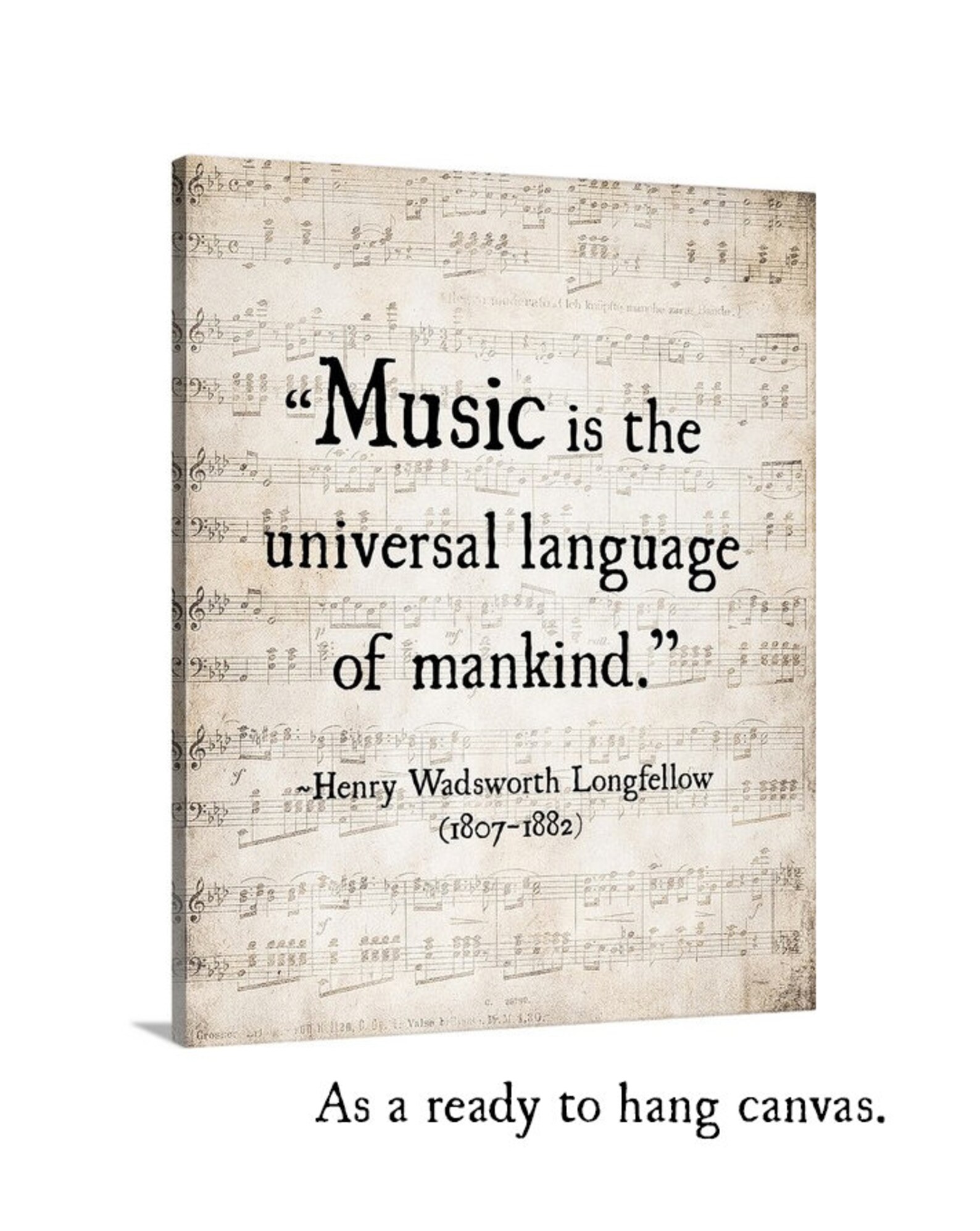 Music Quote, Henry Wadsworth Longfellow, Music Art Print, Musician Gift ...
