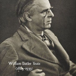 W.B. Yeats Where My Books Go Poetry Quote Art Print, William Butler ...