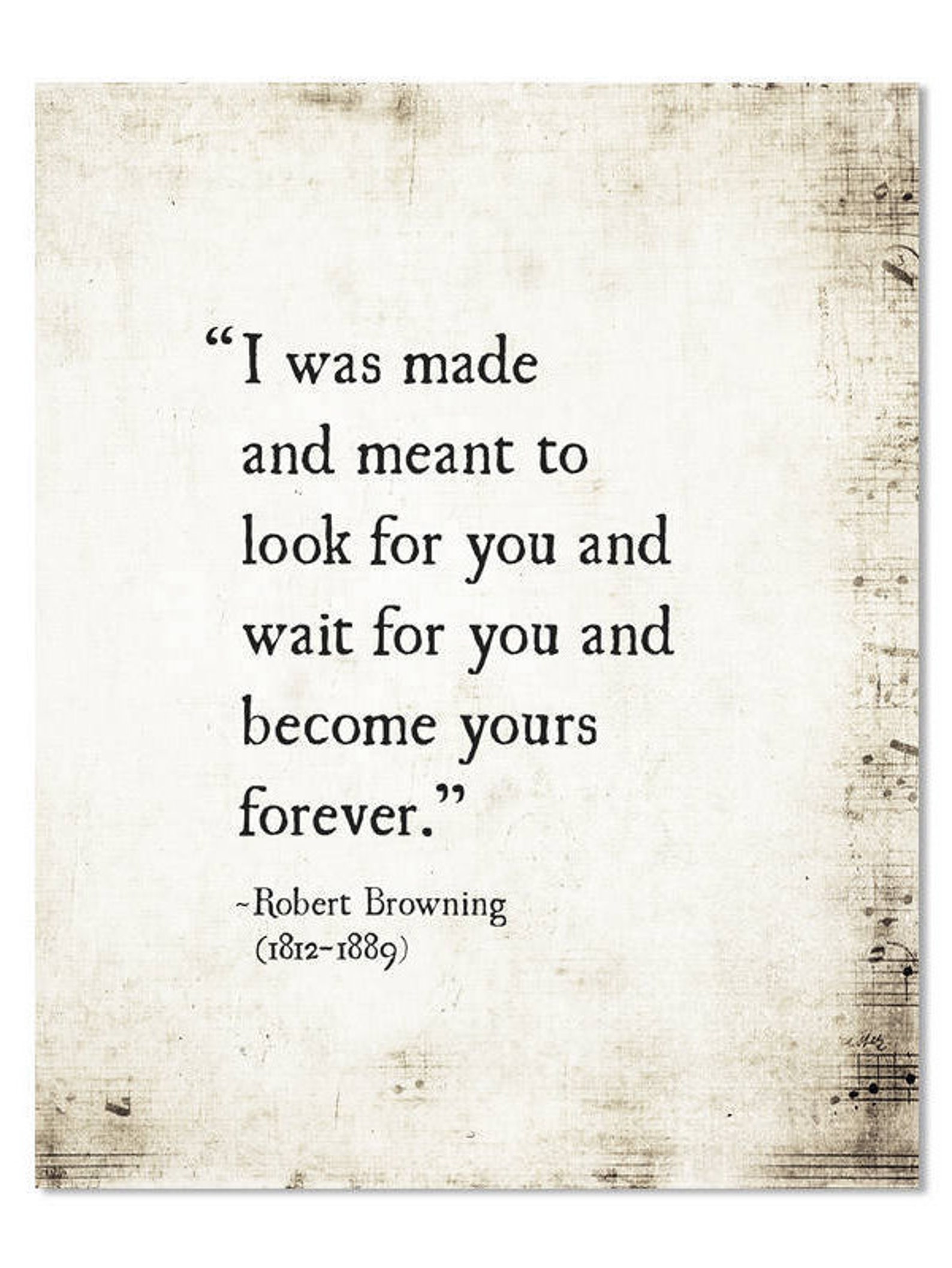 Robert Browning Quote Print Love Poem Wedding Vow Quote - Etsy Australia