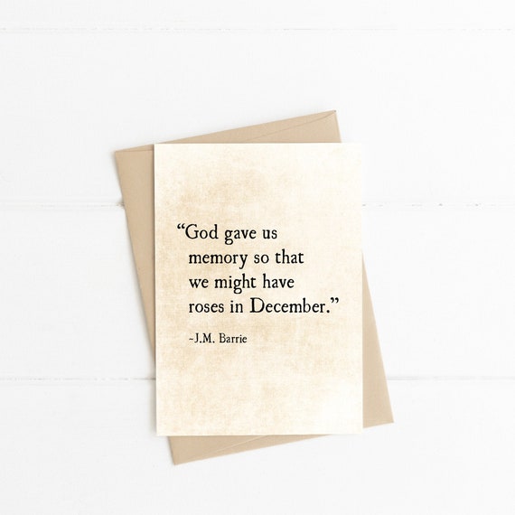 Roses In December Quote