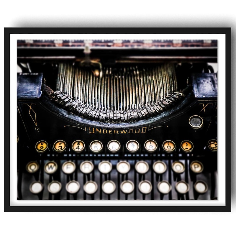 Typewriter Art - Etsy