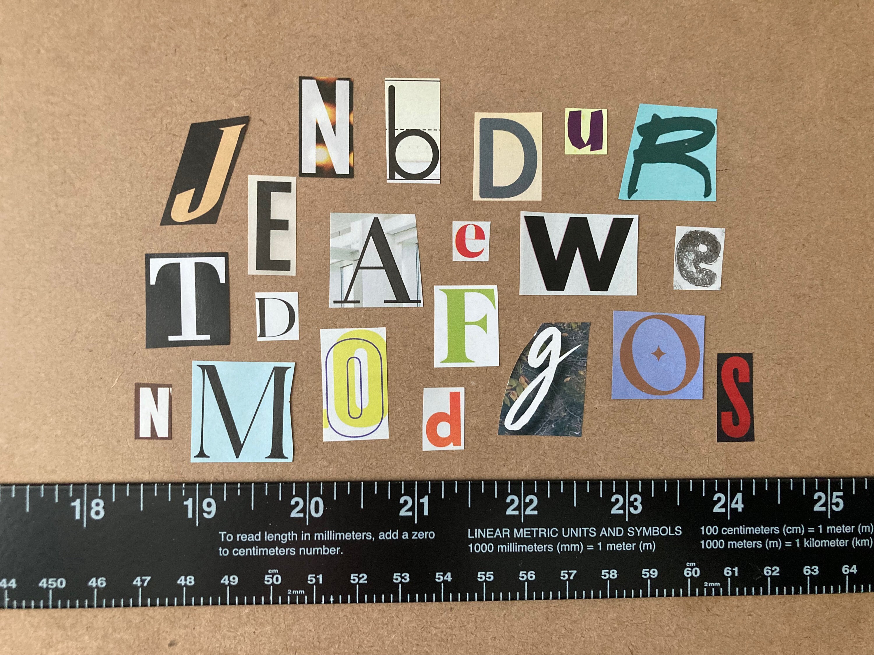 Grab Bag of Assorted Magazine Letters, Letter Cutouts, Magazine ...