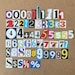 Number Cutouts, Magazine Numbers - Etsy